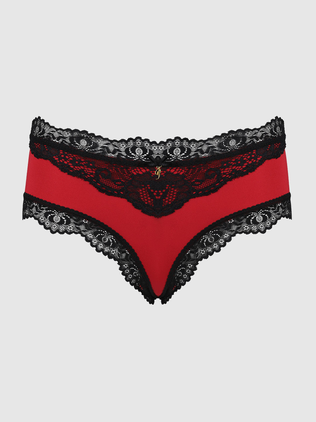 Jenna Micro & V-Front Lace Hipster - Frederick's Of Hollywood