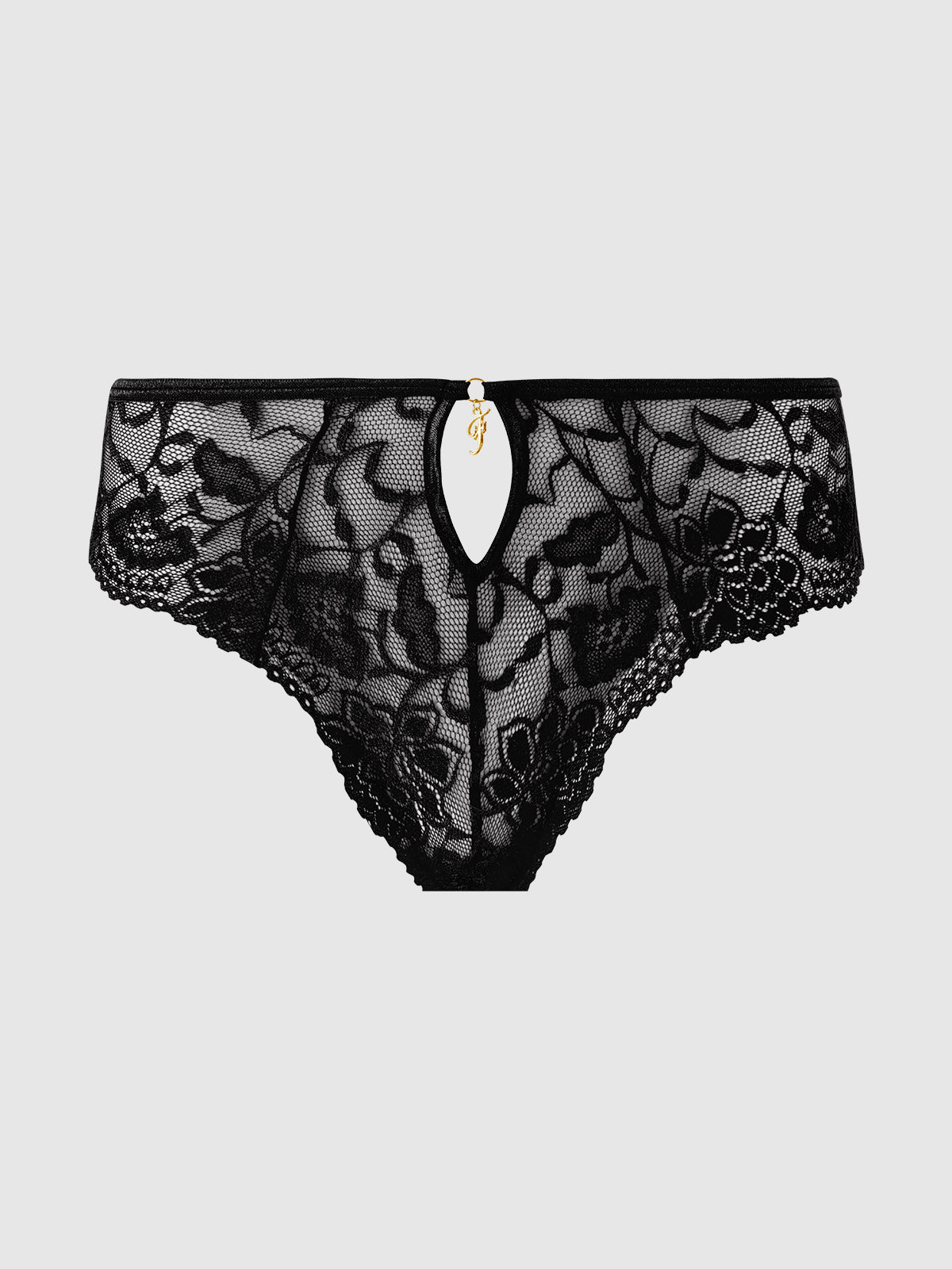 Vivian Lace Keyhole Front Cheeky - Frederick's Of Hollywood