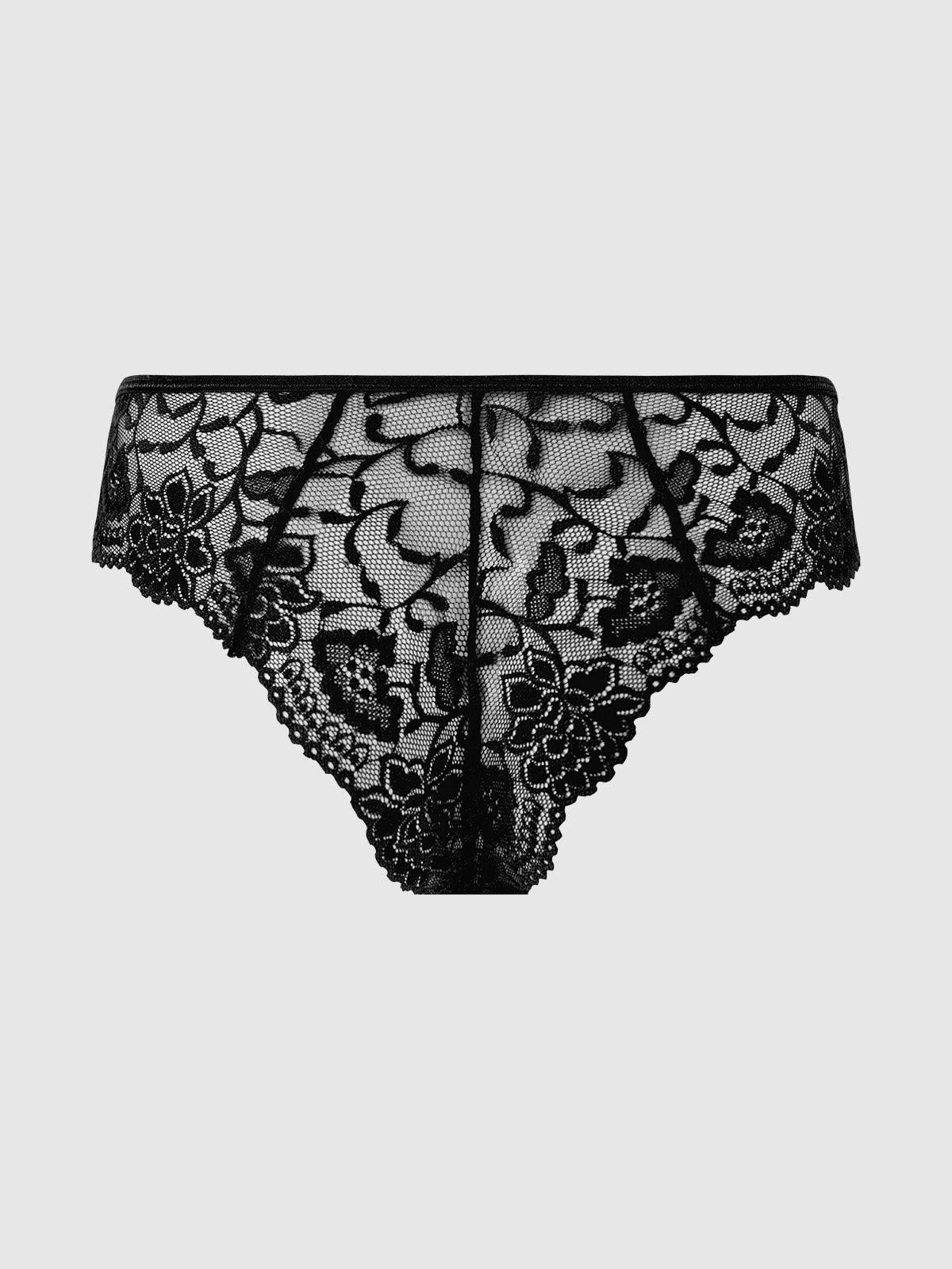 Vivian Lace Keyhole Front Cheeky - Frederick's Of Hollywood