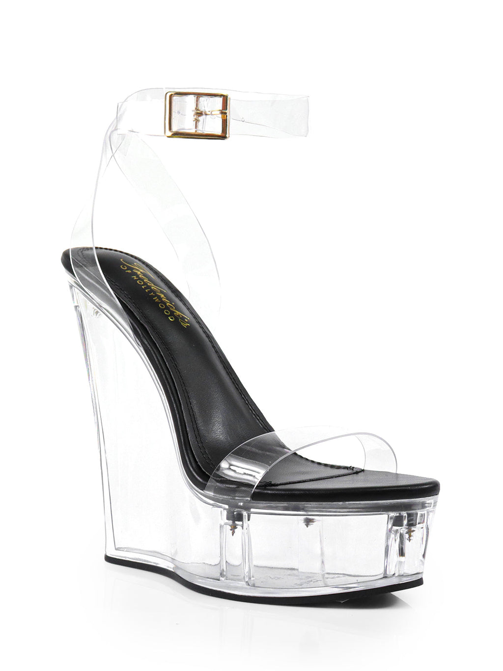 Crystal Wedge Sandal - Frederick's of Hollywood