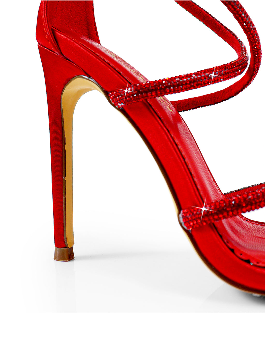 Laurent Heel in Red - Frederick's Of Hollywood