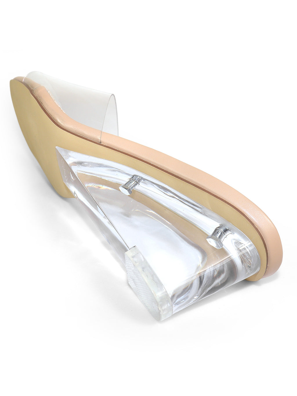 Lora Transparent Mule Wedges - Fredericks of Hollywood – Frederick's of ...