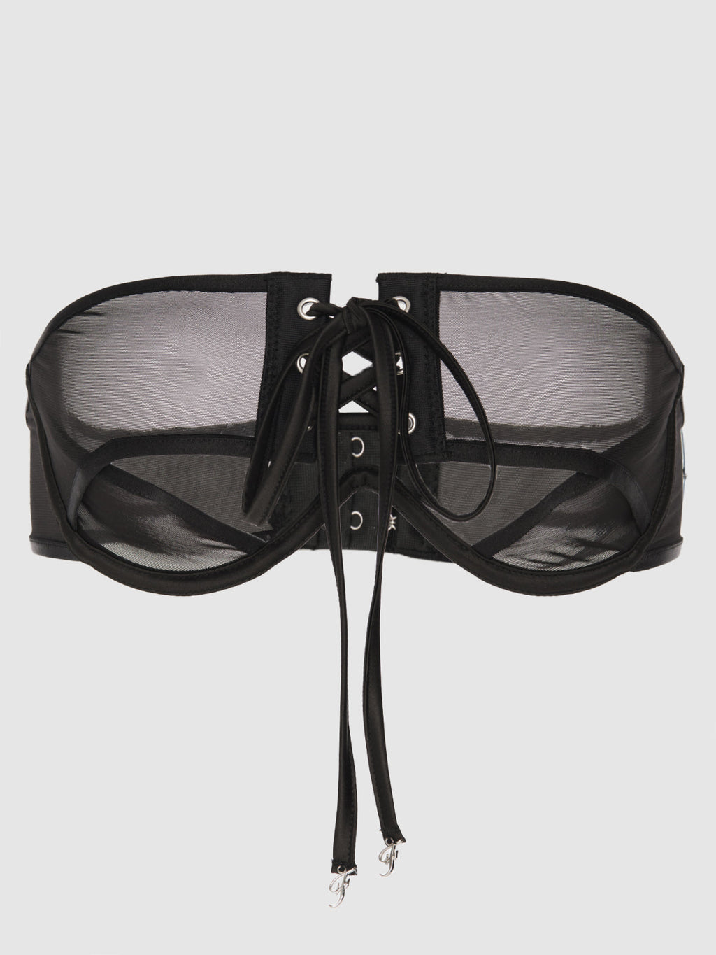 Raven Open Cup Halter Bra - FREDERICKS OF HOLLYWOOD – Frederick's of ...