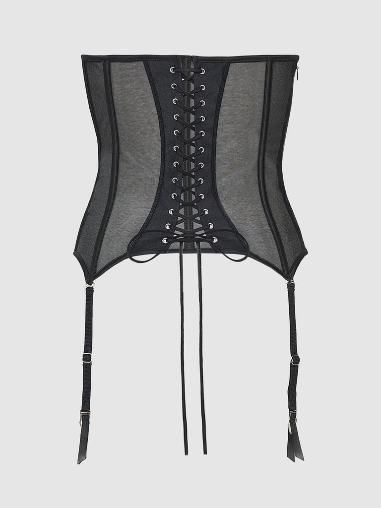 Petra Satin Open Cup Satin Corset - Fredericks of Hollywood – Frederick ...