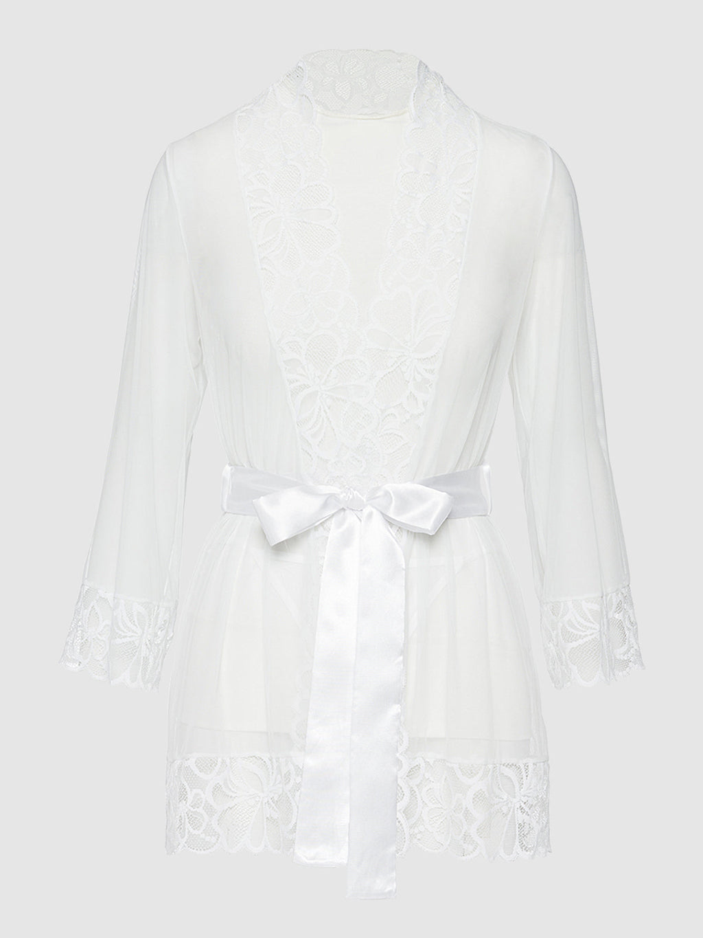 Lara May Lace Robe - Fredericks of Hollywood – Frederick's of Hollywood